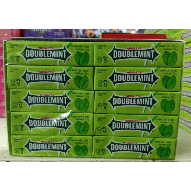 DoubleMint Chewing Gum 270gram 5 sticks x 20 | Shopee Malaysia