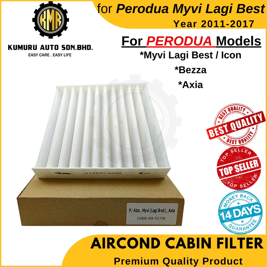 (1@pc) 17801-87444 Cabin Filter Perodua Myvi Lagi Best Myvi Icon Axia ...