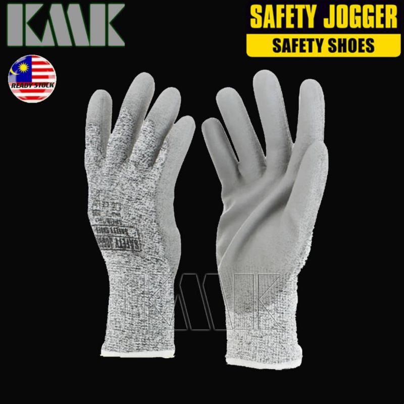 ANTI CUT GLOVE SAFETY JOGGER SHIELD 4543 | Shopee Malaysia