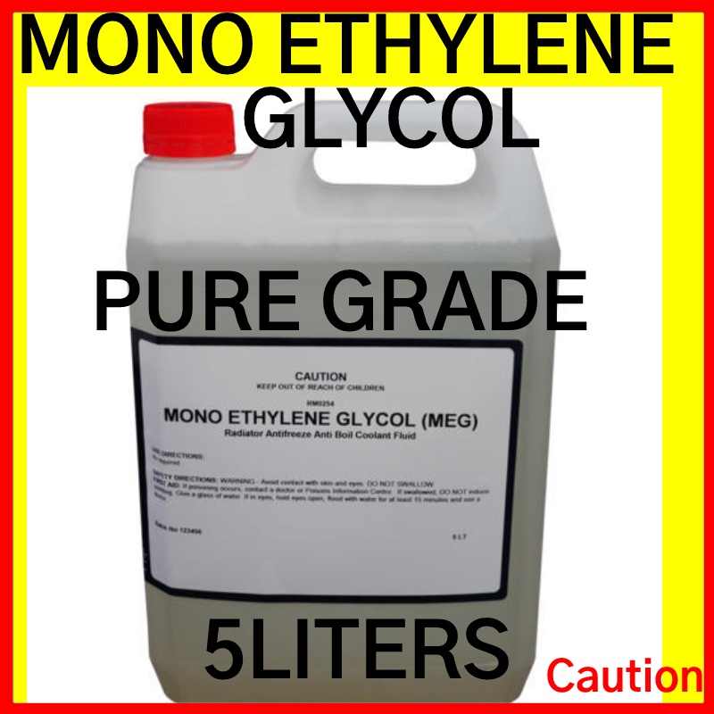ETHYLENE GLYCOL IN 5LITRES / ANTI COOLANTS / ANTI FREEZE/ Standard Bio ...