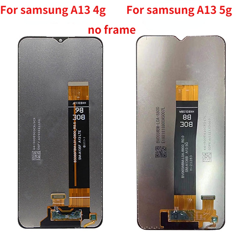 Original For Samsung Galaxy A136 Display A13 5G SM-A136B A136U A13 4G lcd SM-A135 a135 Screen ...