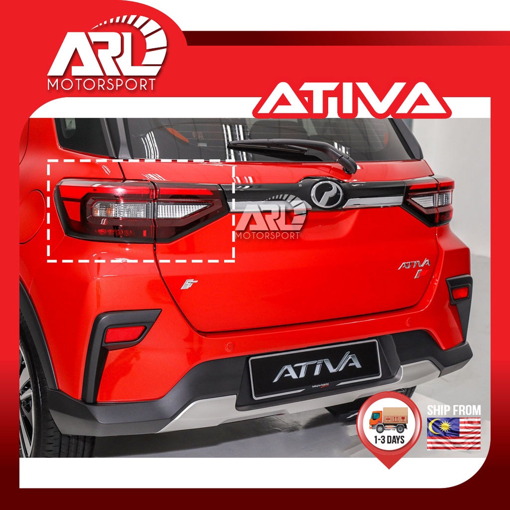 Perodua Ativa (2021-2025) Tail Lamp Cover Head Lamp Cover Chrome ...