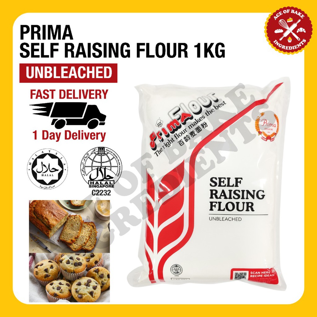 Self Raising Flour Prima Tepung Naik Sendiri 1KG | Shopee Malaysia
