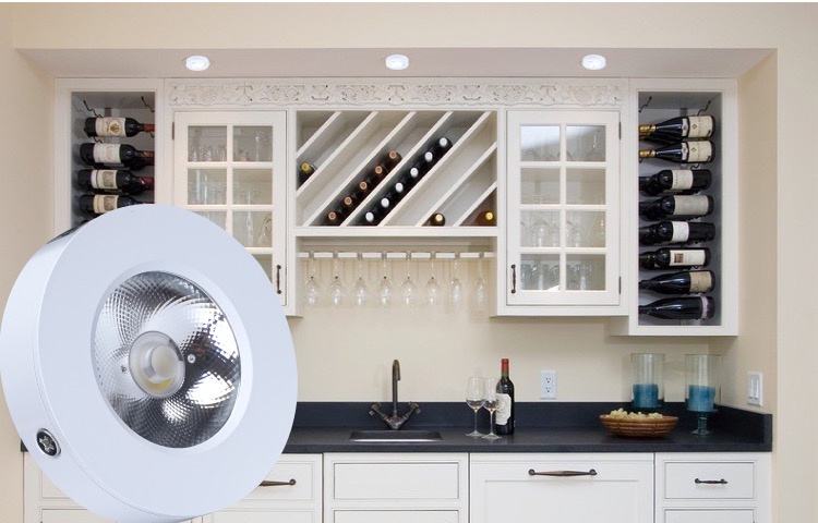 LED Surface Eye Ball 5W Circular Round Spotlight Downlight Celling ...