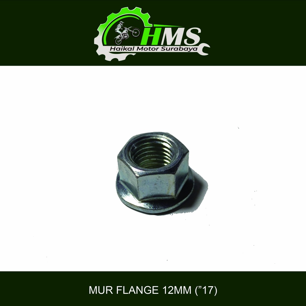 Mur FLANGE 12mm ("17) - MOR LIP RING HAT - MUR KUNCI DRAT "17 (Price ...