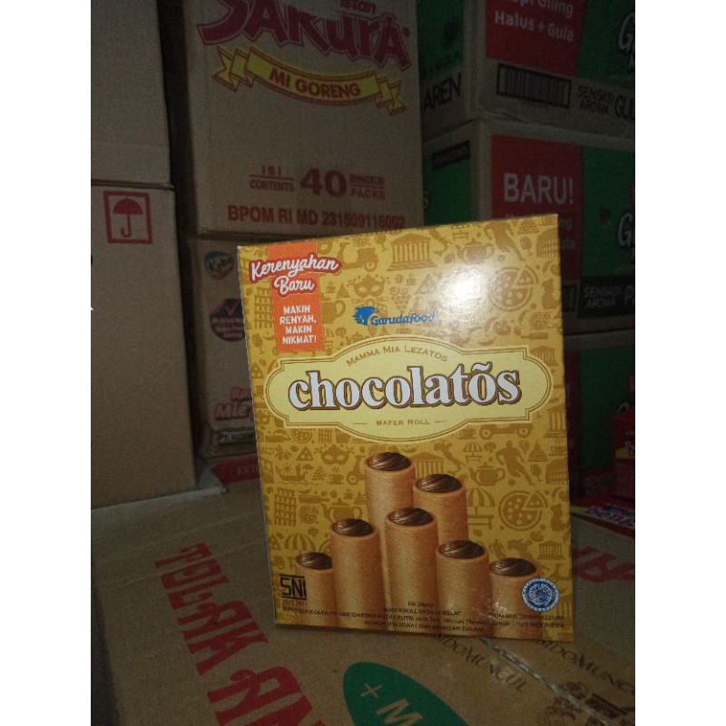 Chocolatos Wafer Roll 9 Grams (Contains 24 pcs) | Shopee Malaysia