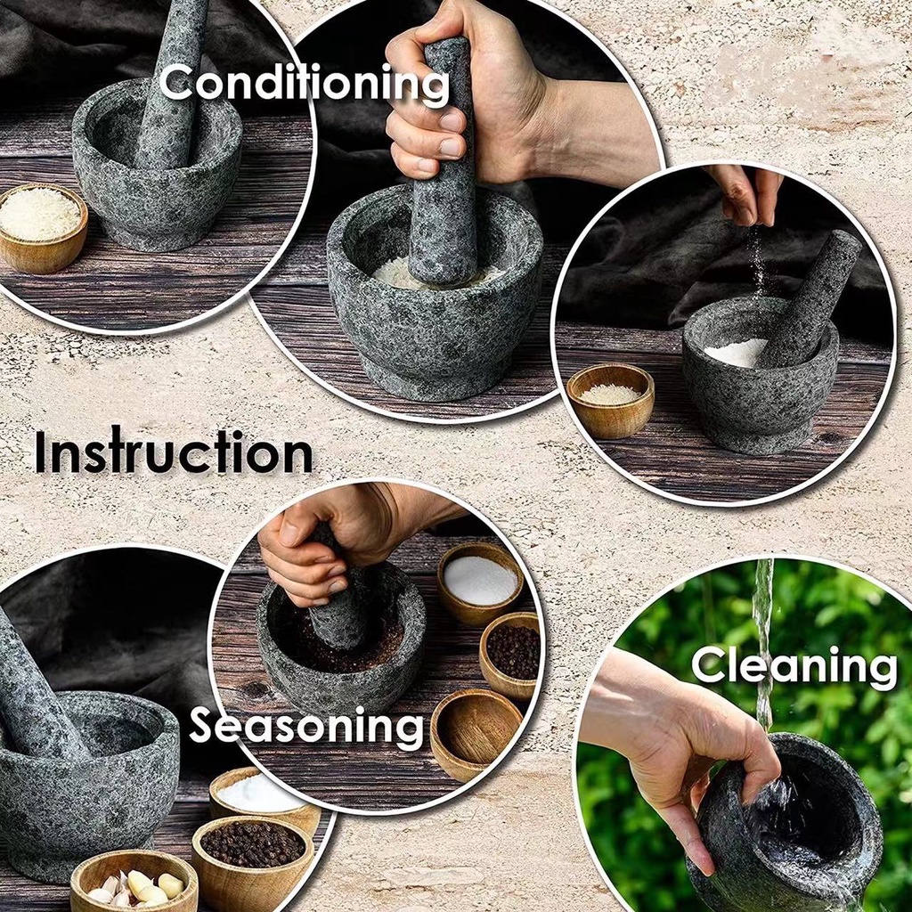 Spice Grinder - Granite Usuki Harrianware Stone Pestle Mortar | Shopee Malaysia