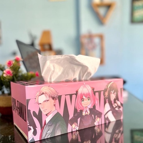 KAYU Wooden Tissue Box Anime Spy X Family RajaAnime Tissue Box | Shopee ...
