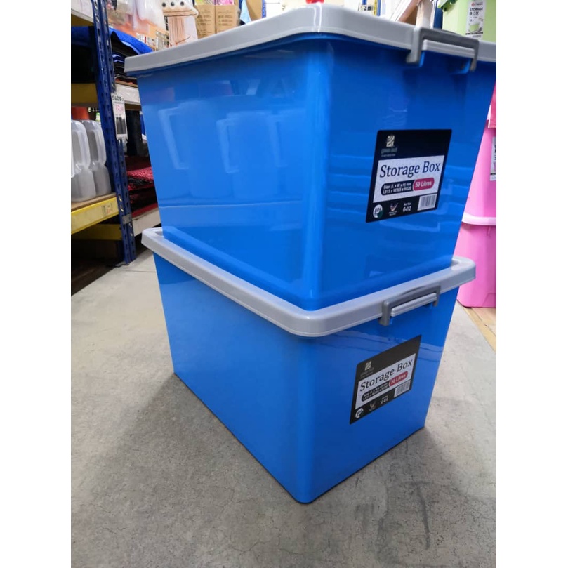 Green Leaf Coloured Storage Box w/ Wheels, BPA Free, Convenient ...