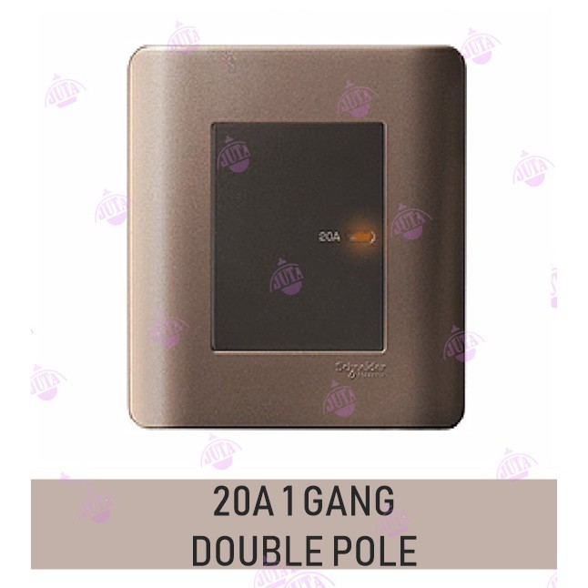 SCHNEIDER ZENCELO Switches Socket with Ondicator Silver Bronze Suis ...