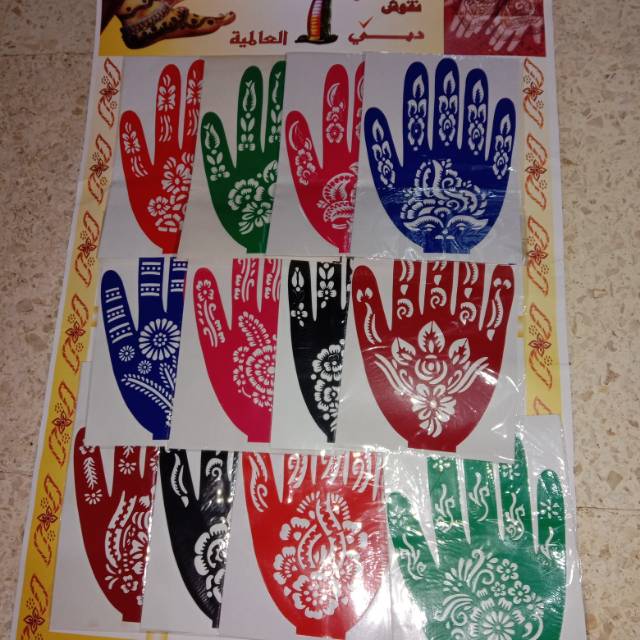 Small Hand Stickers, Hena Mold, Hand Sticker, Mal | Shopee Malaysia