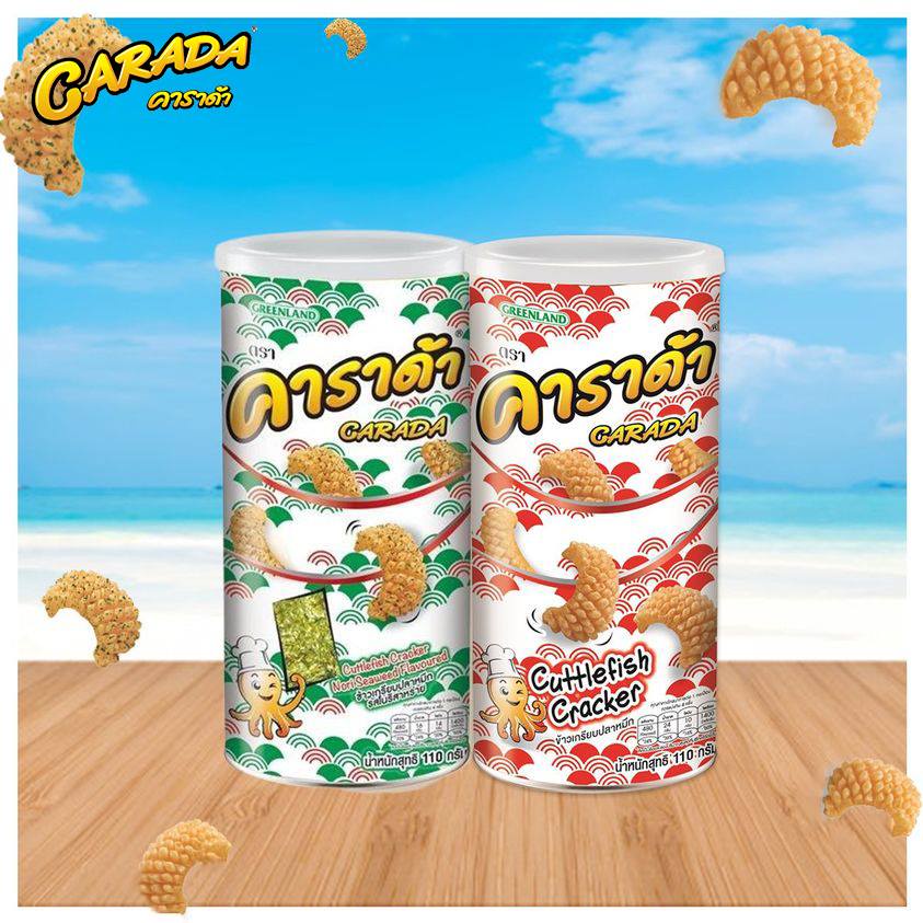 Thailand Carada Cuttlefish Seaweed Cracker Snack 90g | Shopee Malaysia