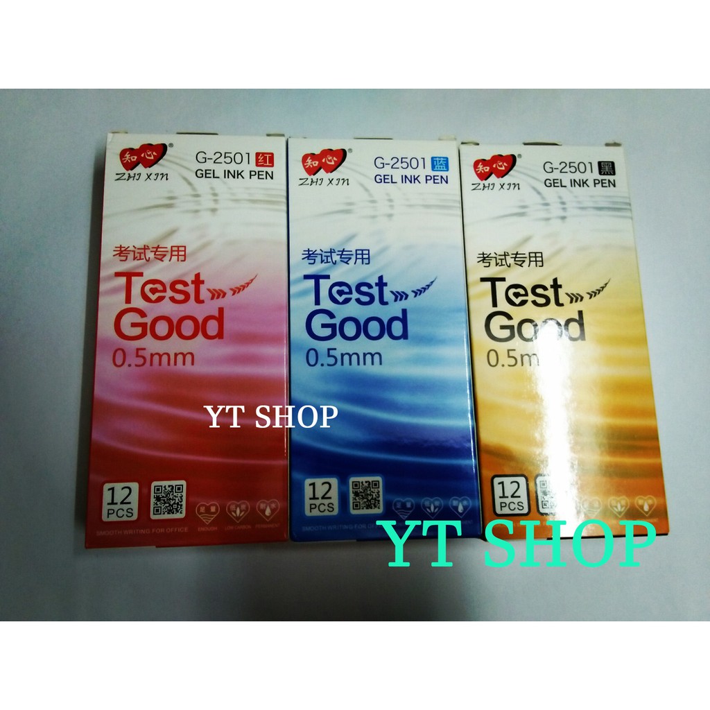 Test Good Gel Ink Pen 0.5mm Zhi Xin / 知心笔 (G-2501) (1pc) | Shopee Malaysia