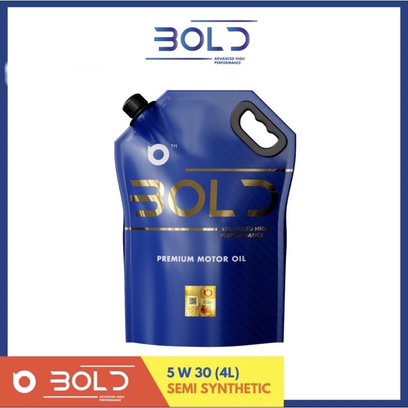 BOLD ENGINE OIL 5W30 SN/CF SEMI SYNTHETIC 4 LITER | Shopee Malaysia