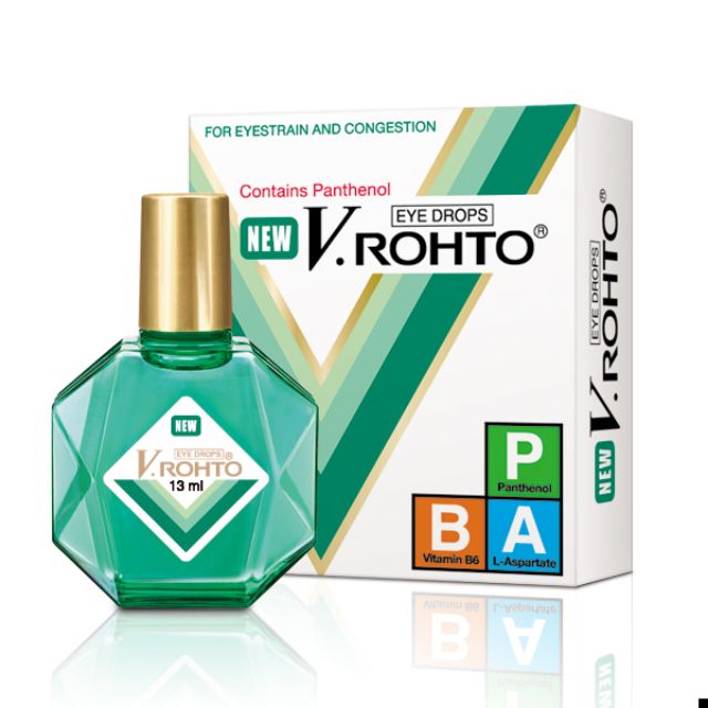 V. Rohto Eyedrops 13ml For Eyestrain and Congestion 眼药水 | Shopee Malaysia