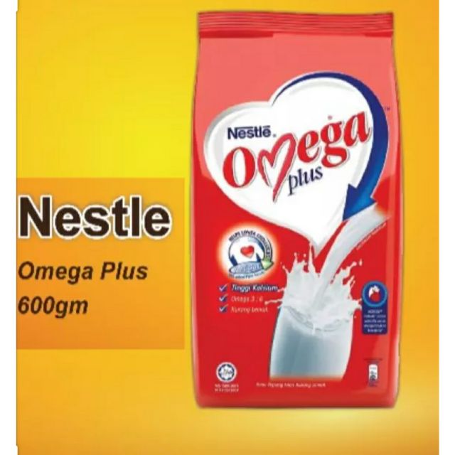 [ Ready Stock / 24 Hours Shipping ] Nestle Omega Plus Milk Powder 600g ...
