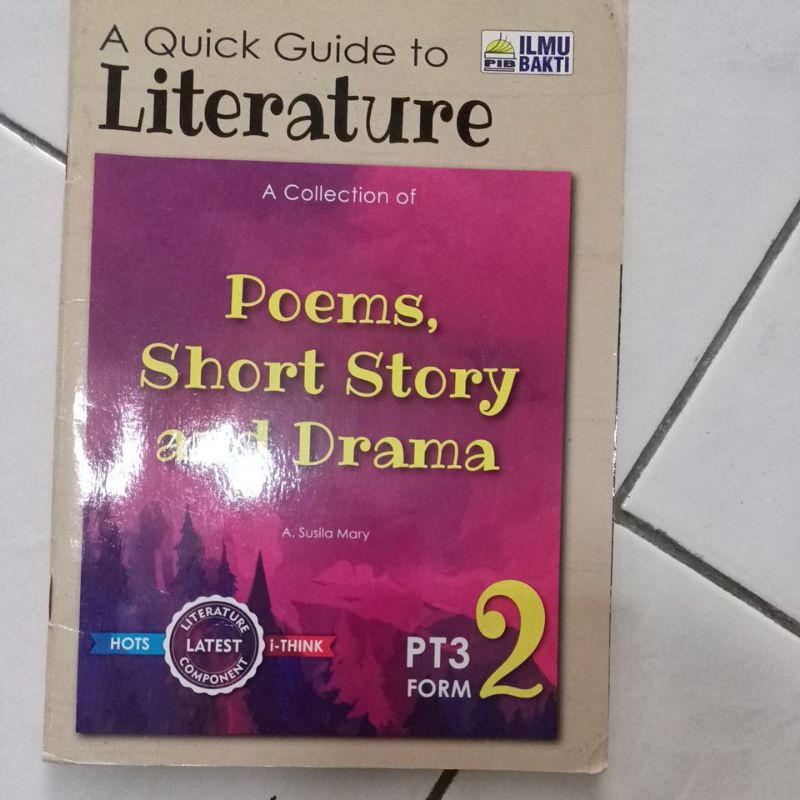 ilmu bakti form 2 kssm literature poems short story and drama pt3 form ...