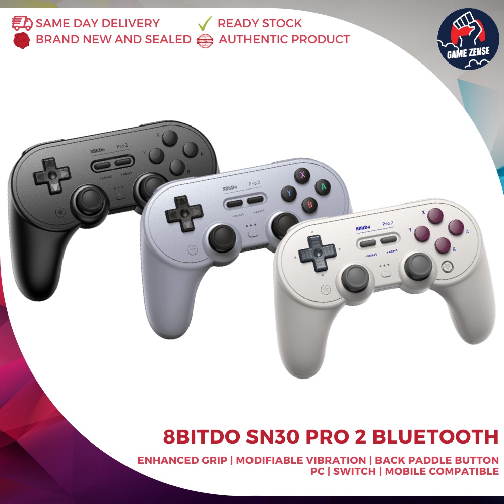 [Controller] 8BitDo SN30 Pro 2 Wireless Gamepad | Switch Wireless Controller *Original 8BitDo ...