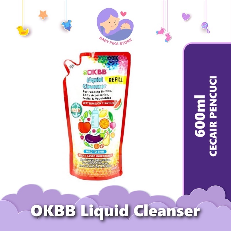 OKBB Liquid Cleanser 600ml (Refill Pack) LQ-600 (Apple/Watermelon ...