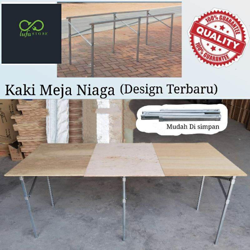 6FT NIGHT Market Foldable Table Rack Market Folding Table Stand Plywood ...