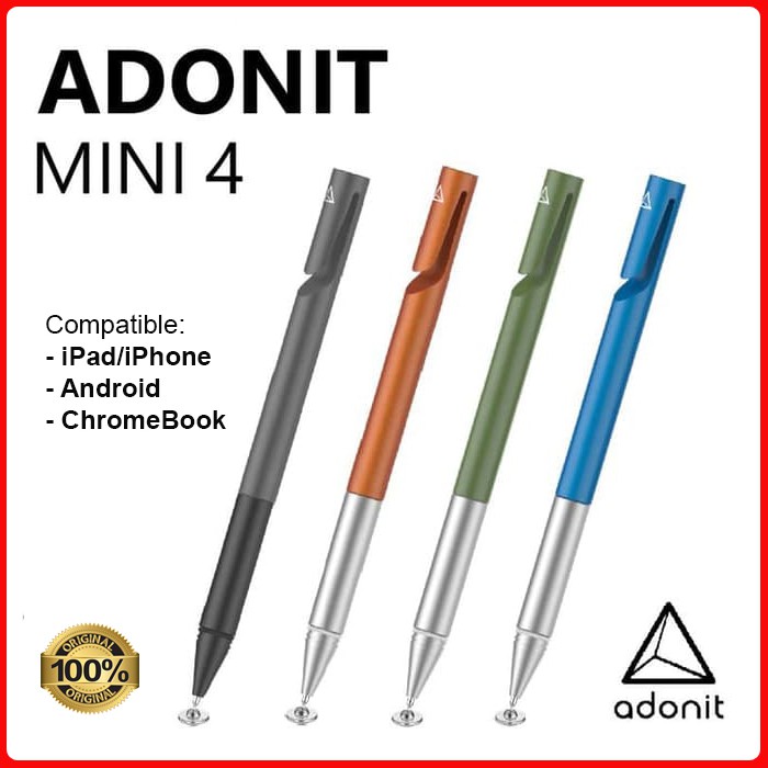 Adonit Jot Mini 4.0 Stylus Pen for Android-iOS | Shopee Malaysia