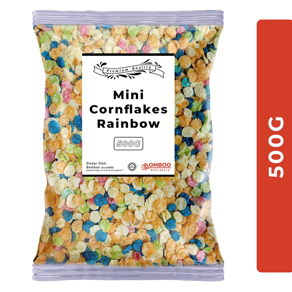 MINI CORNFLAKES YELLOW CRISPY MINI CONFLAKES RAINBOW CRISPY 500GM ...