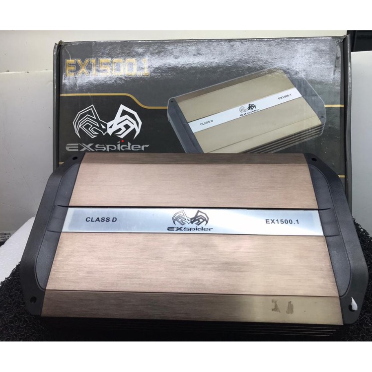 EXSPIDER Class-D Monoblock Subwoofer Amplifier 1500 WATTS | Shopee Malaysia