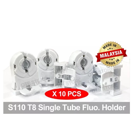 S110 T8 single Fluorescent Tube Holder ( x 10pcs) | Shopee Malaysia