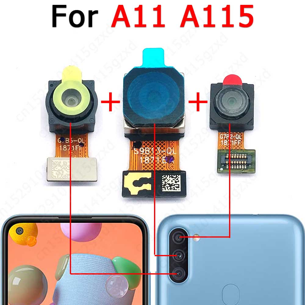 Original Rear Front Camera For Samsung Galaxy A11 A115 Selfie Back ...