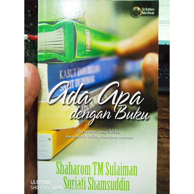 (Utusan) ADA APA DENGAN BUKU (Kumpulan Tulisan/Esei) | Shopee Malaysia