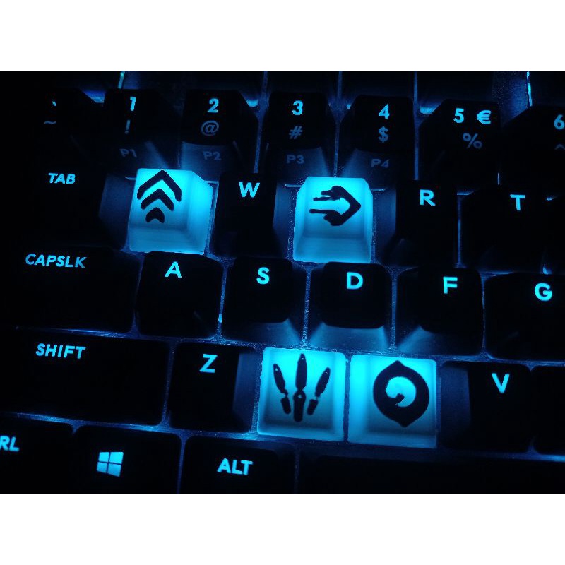 4 pc valorant JETT keycap cherry MX mechanical keyboard | Shopee Malaysia