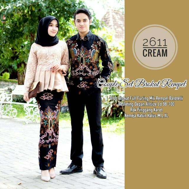 Couple 2611 Batik Kebaya Tille 2023 Set Of Batik Kebaya For Teenagers ...