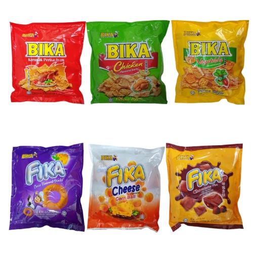 Bika Party Pack Assorted Flavoured Snacks (8 packs) | Shopee Malaysia