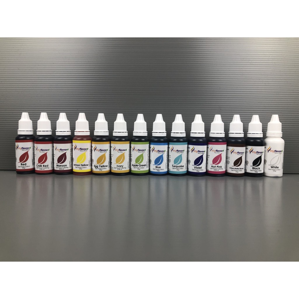 Colouring Colour Colors Color Gel Based 0.88oz / 26ml / Halal / Food ...