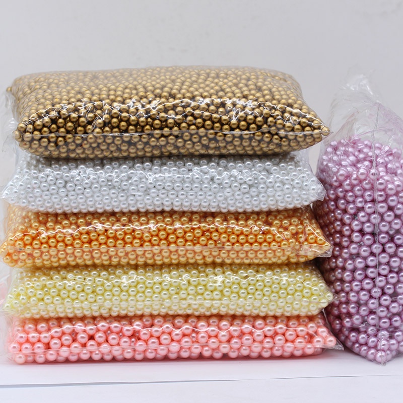 1000pcs/packs 3mm colorful round No Hole pearl ABS Imitation Pearl ...