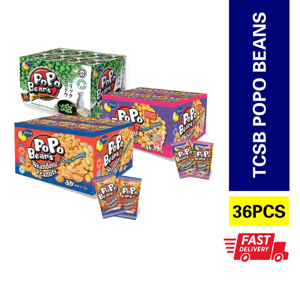 [36'S] TCSB PoPo Shandong Peanuts Garlic Green Peas Sesame Groundnut ...