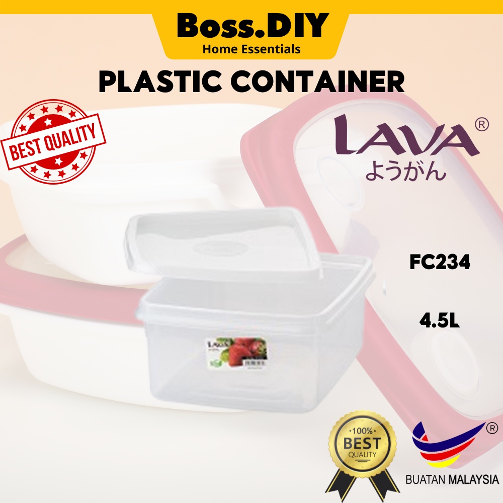 LAVA 4.5L Plastic Container (FC234) | Shopee Malaysia