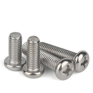 M3 M4 M5 M6 Screw Pan Head Phillips 304 Stainless Steel GB818 Skru ...