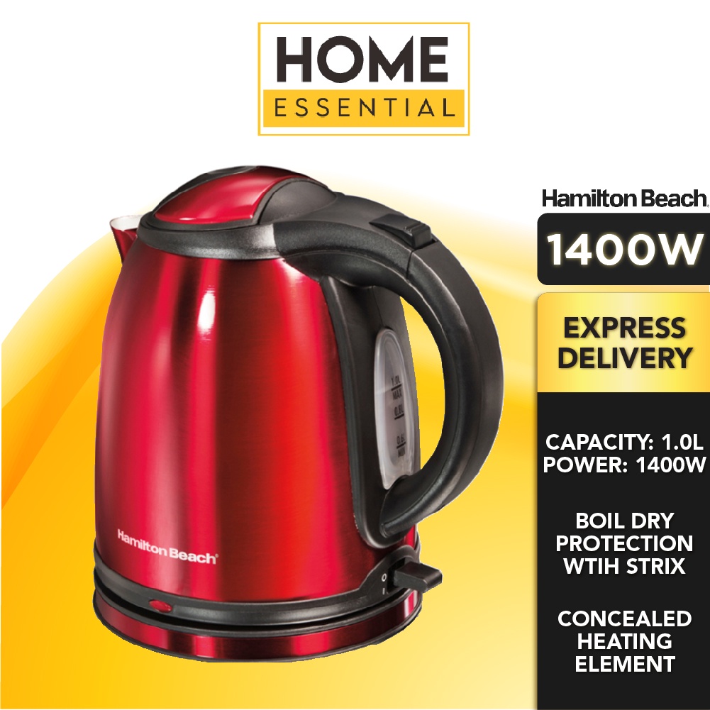 Hamilton Beach 1.0 L Stainless Steel Electric Kettle 40997-IN 1400W ...