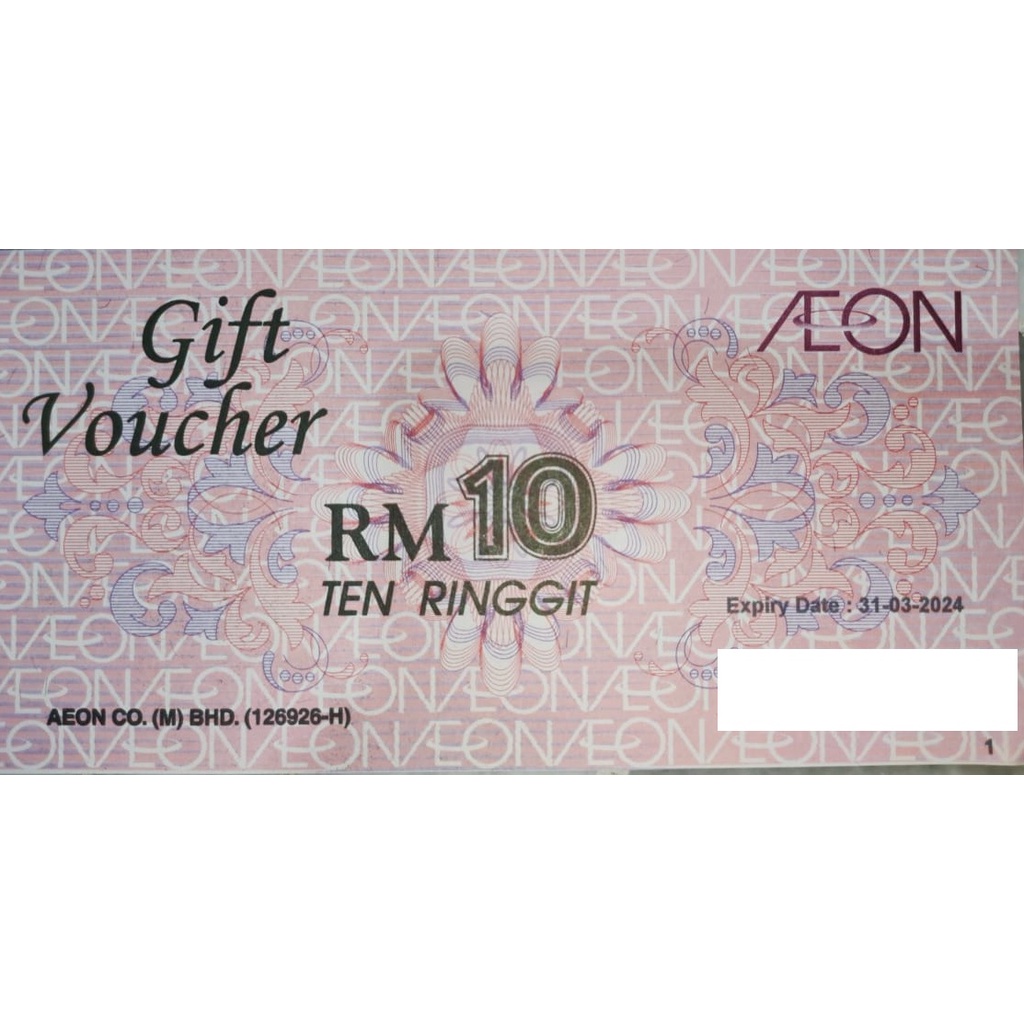 Aeon Jusco Voucher RM10 Exp:2024 | Shopee Malaysia