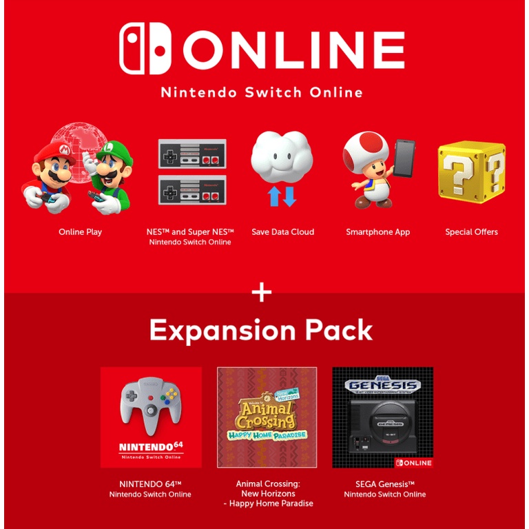 😍 PROMOSI TERHAD! 😍 Nintendo Switch Online Family Plan/ +Expansion Pack ...