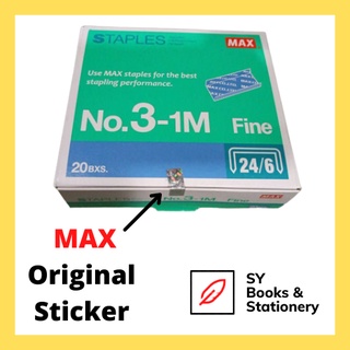 *Original* MAX No.3-1m (24/6) Staples [READY STOCK] | Shopee Malaysia