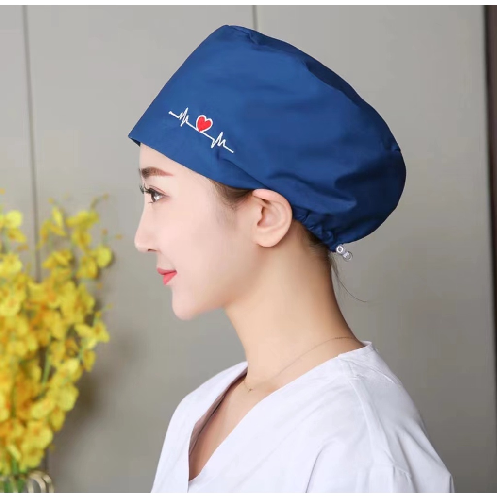 Surgical cap men and women operating room cap doctor nurse cap oral ...