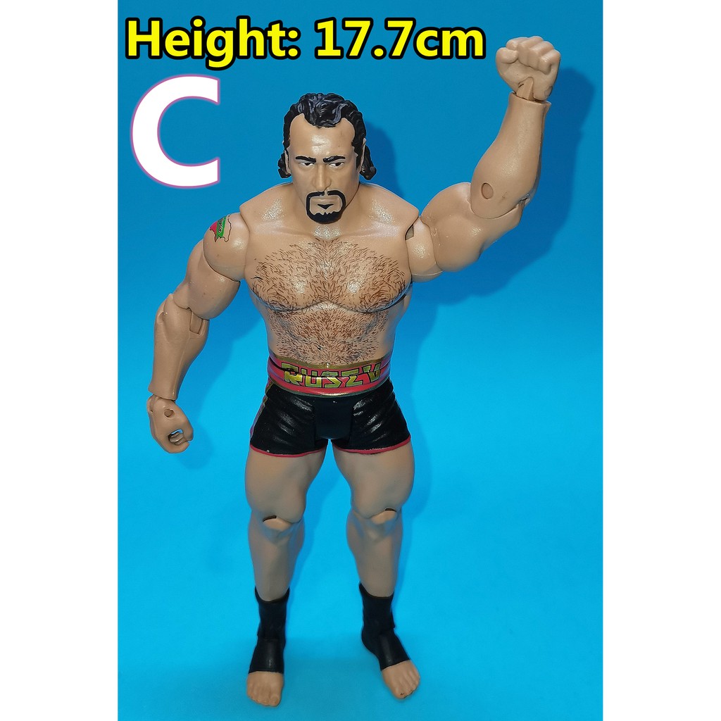 WWE road dogg christian rusev miro action figure ( J Store ) | Shopee ...