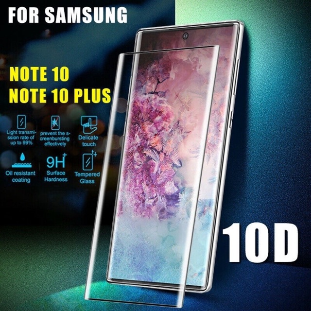 READY STOCK 10D Full Curved Tempered Glass Screen Protector For Samsung ...