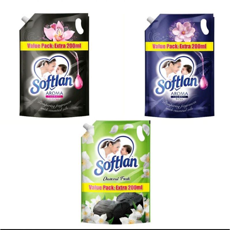 Softlan Aroma Therapy / Charcoal Fresh Fabric Softener 1.5L (Extra ...