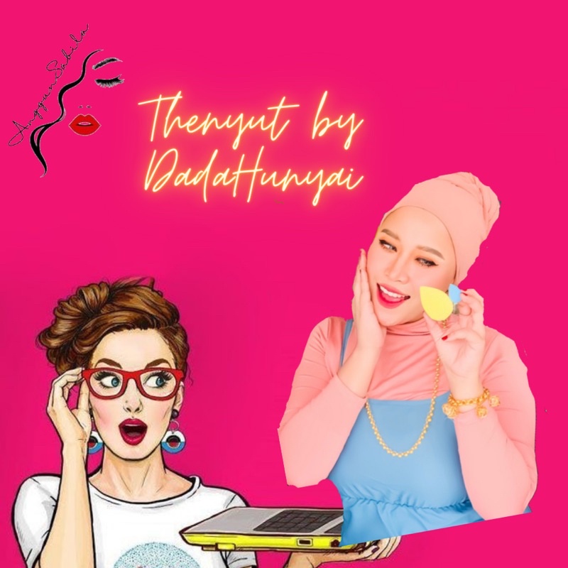 2in1 Thenyut by DadaHunyai Sponge Makeup/Magic Span Ready Stock ...