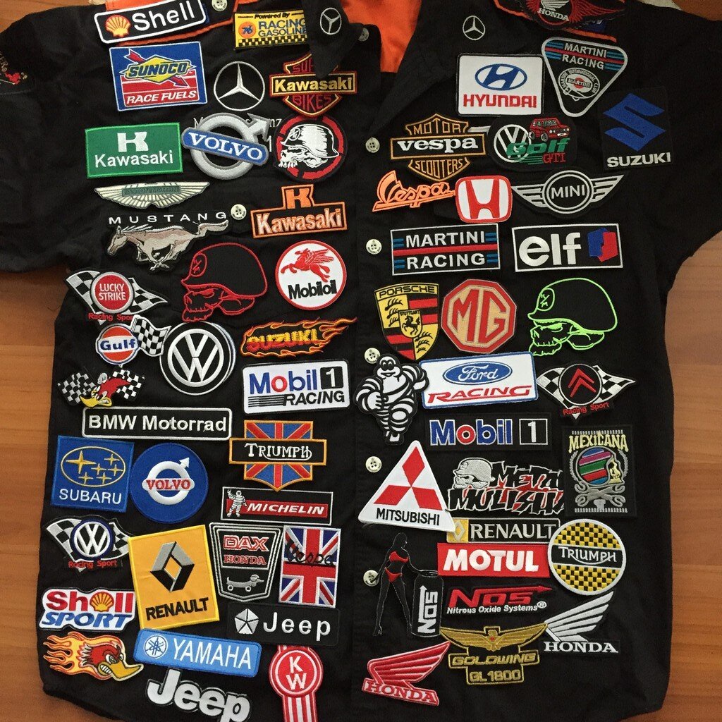 Motorcycle Arm Embroidered For Bike Biker Iron on Patch (Tell The ...