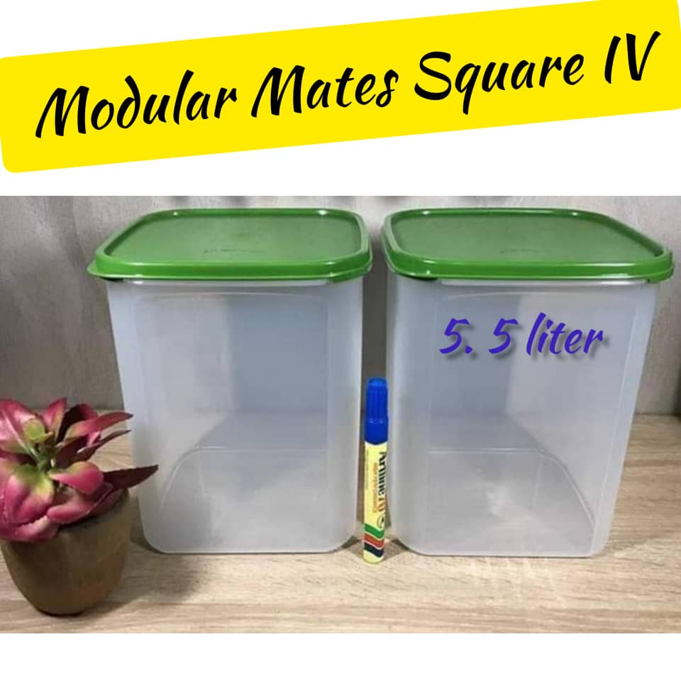 Tupperware Modular Mates Square IV (5.5 LITER) | Shopee Malaysia