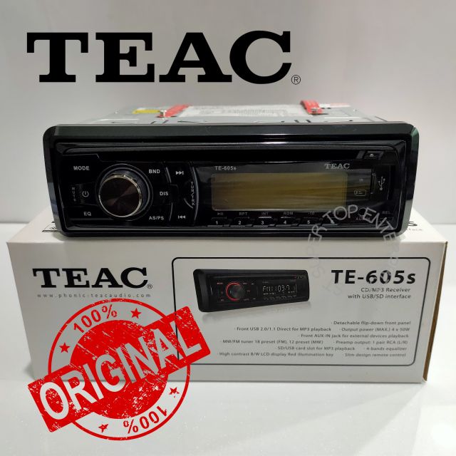 Car Radio Player TEAC TE-605s CD/USB/MP3/SD Interface Car Radio Player ...